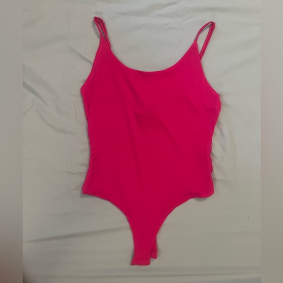 Pitaya | Tops | Pitaya Hot Pink Bodysuit | Poshmark